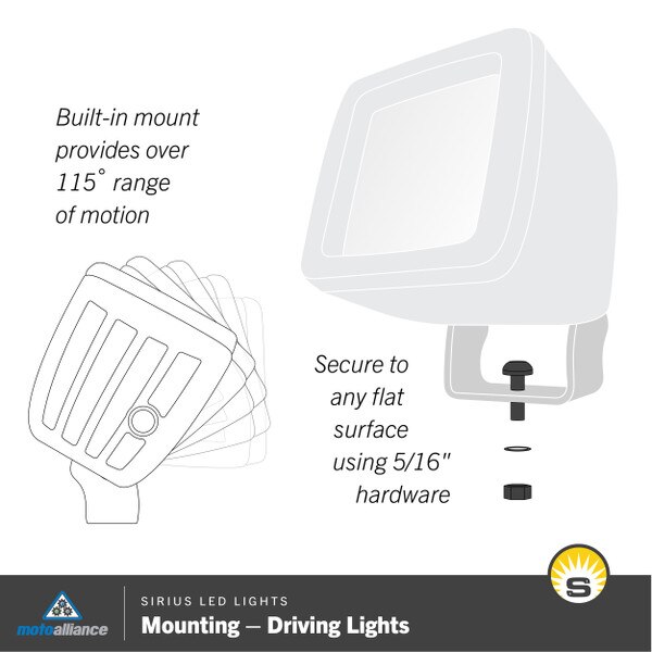 Sirius 2 inch Pro Driving Light