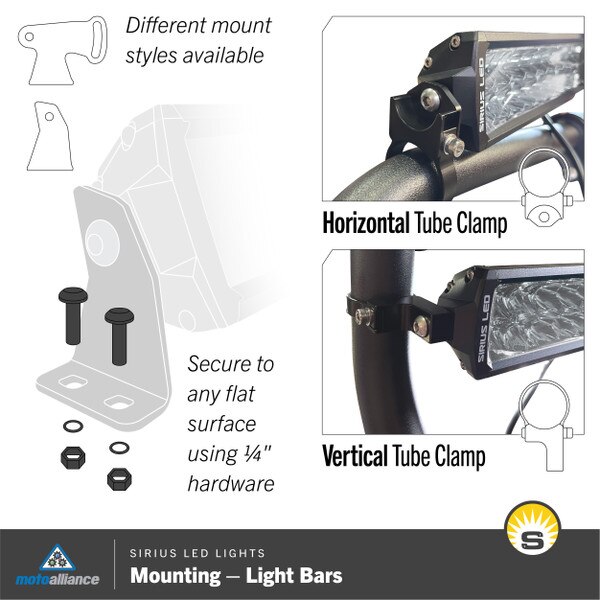 Sirius Single Row Light Bar