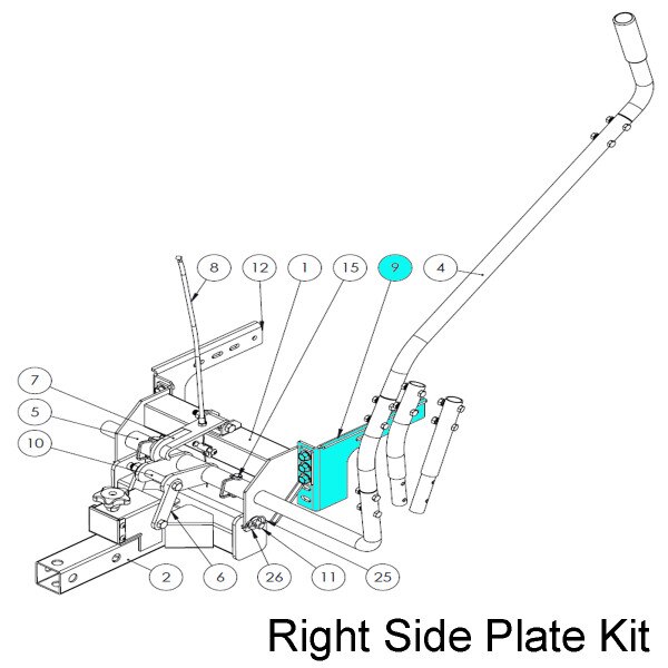 Impact Pro 46" Garden Tractor Plow (PL46AG) Replacement Parts