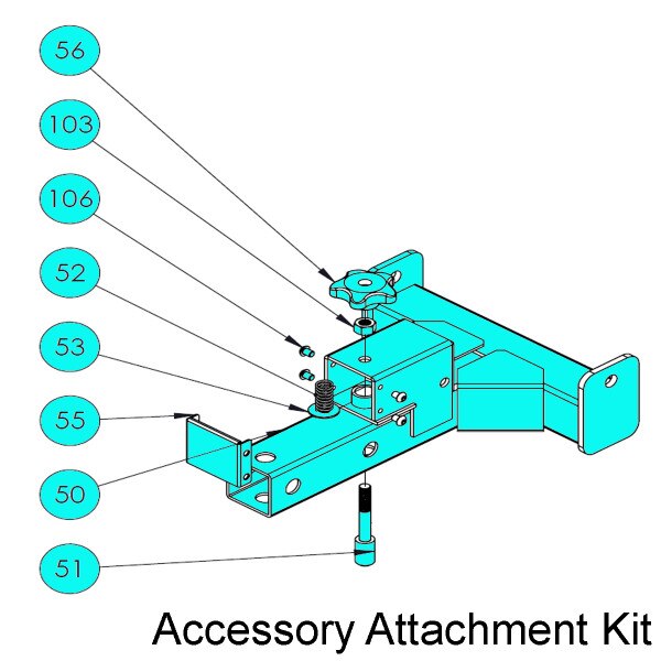 Impact Pro 46" Garden Tractor Plow (PL46AG) Replacement Parts