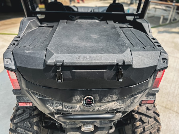 HIGHLANDS Custom Rear UTV Cargo Box for 2023-2026 CF Moto Z-Force 800 ...